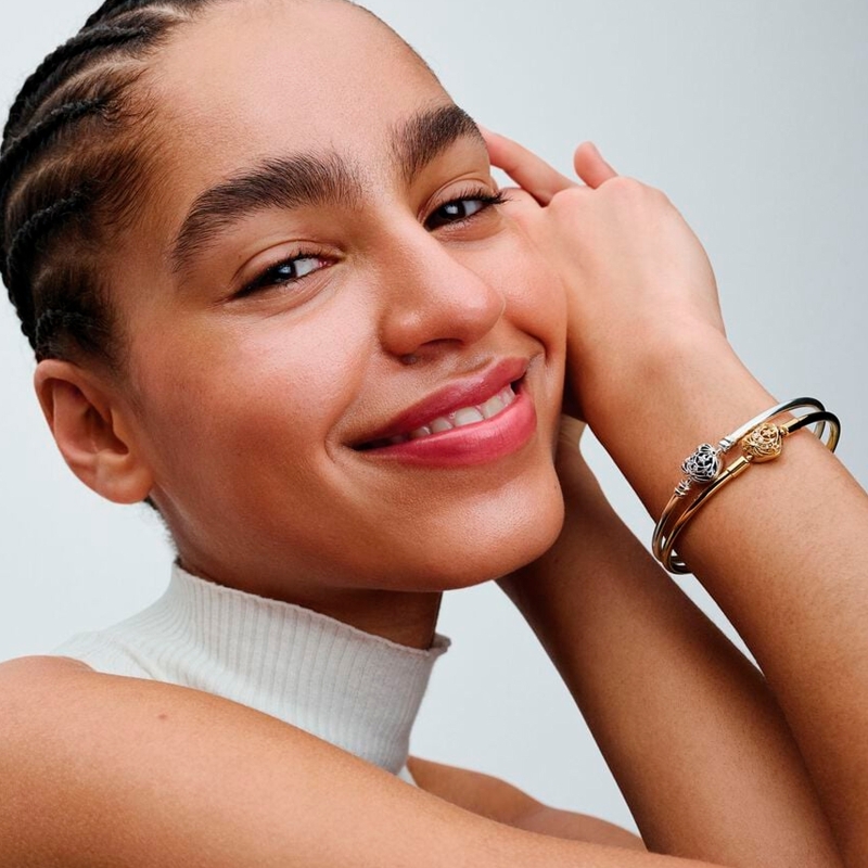 Pandora Moments rígida Corazón Celestial 593400C01 - Joyerías Sánchez