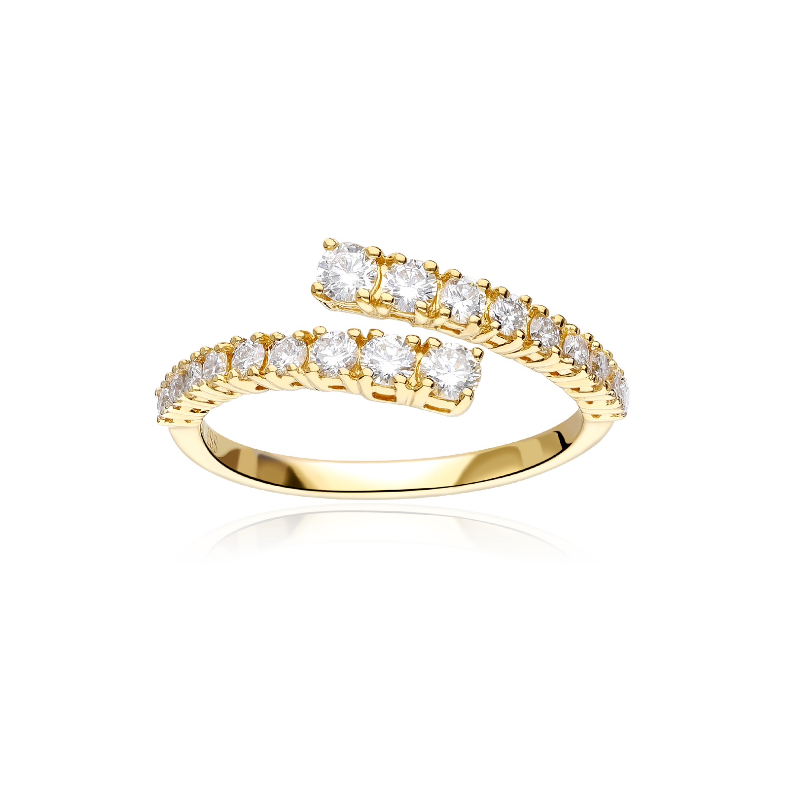 Anillo Oro 18k y diamantes 0.66cts "Cryza" - Joyerías Sánchez