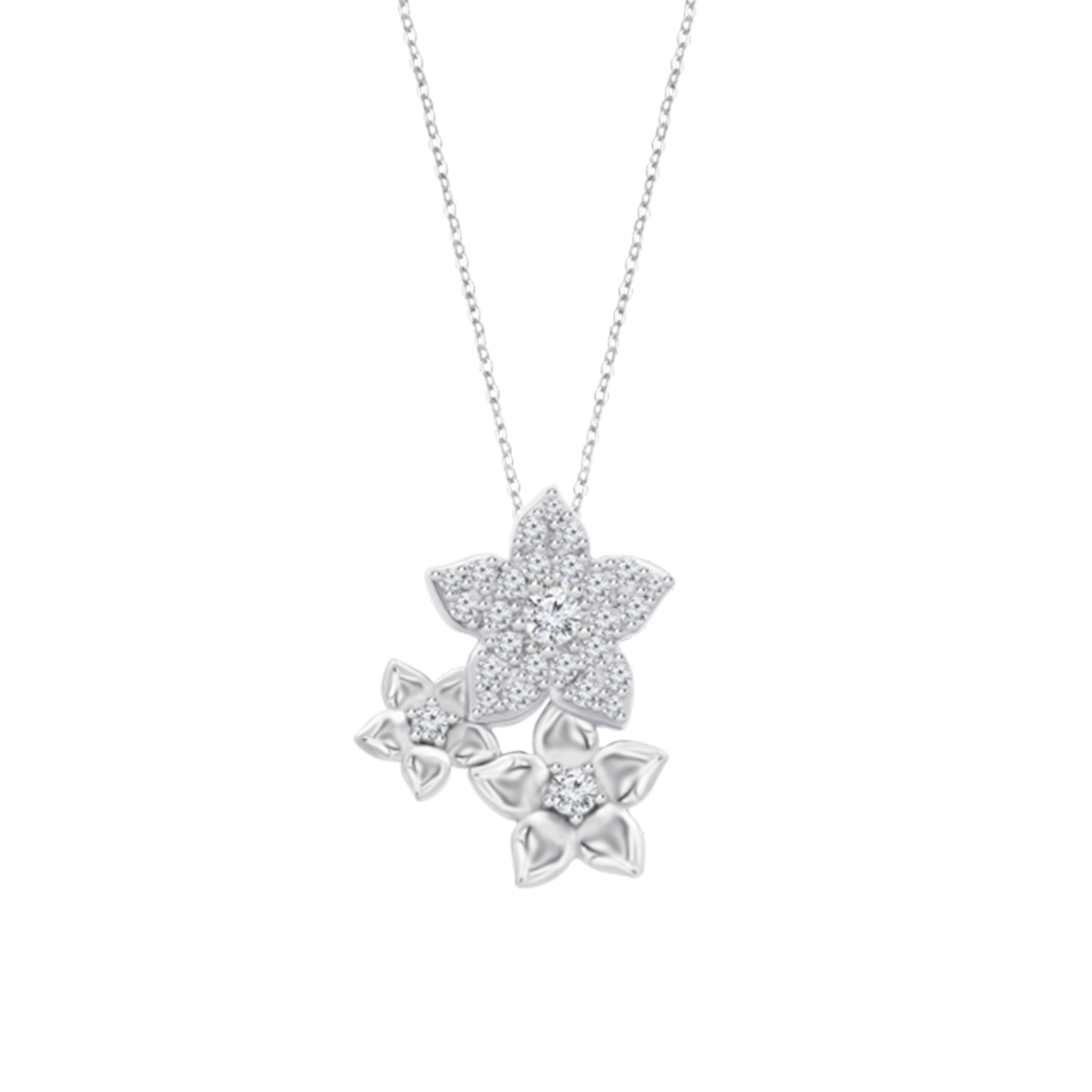 Collar Lotus Silver Plata y circonitas LP3836-1/1 - Joyerías Sánchez