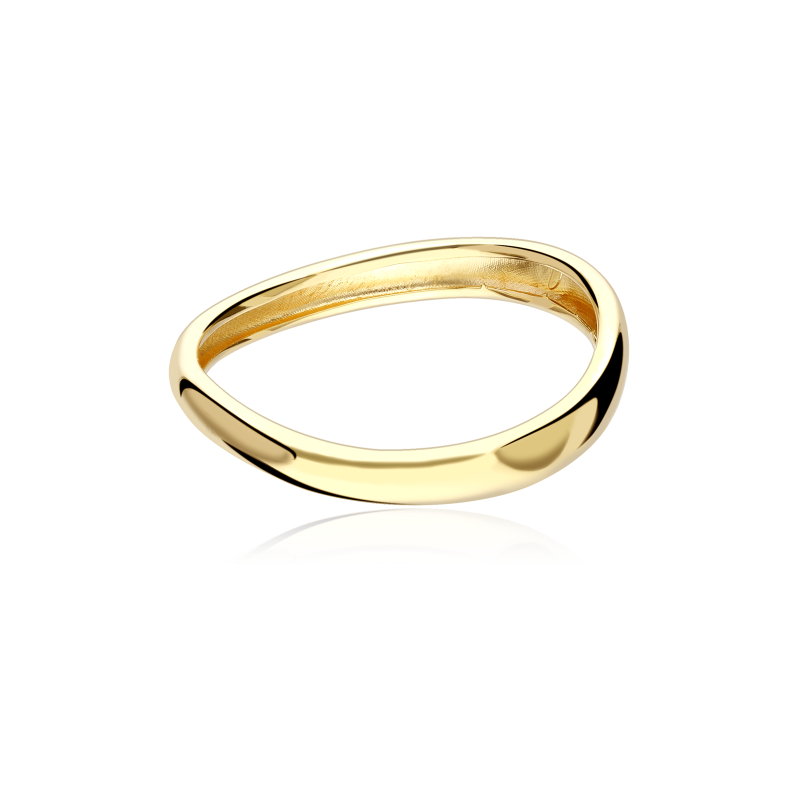 Anillo Oro 18k ondulado "Bizzle" - Joyerías Sánchez