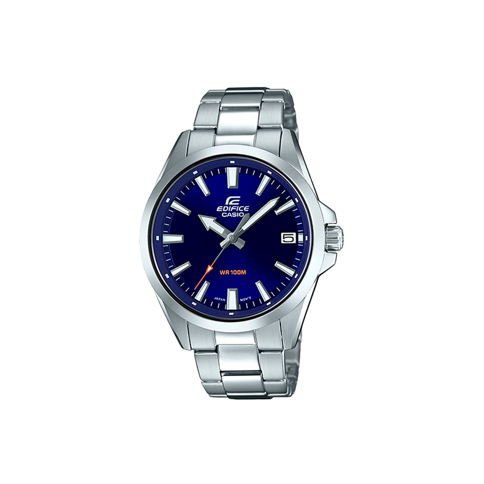 Reloj Casio Edifice Acero Esfera Azul EFV-100D-2AVUEF - Joyerías Sánchez