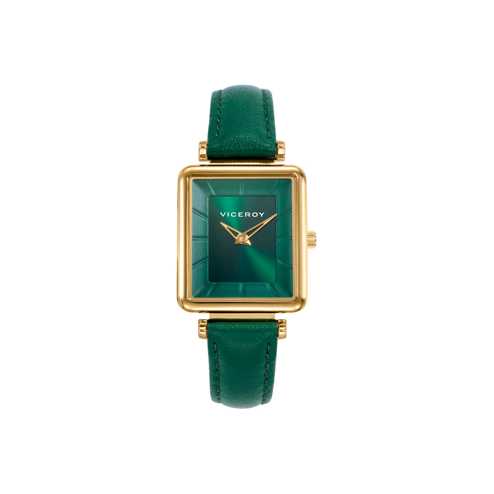 Reloj Viceroy Mujer Acero Dorado Correa Piel Verde 401238-67 - Joyerías ...