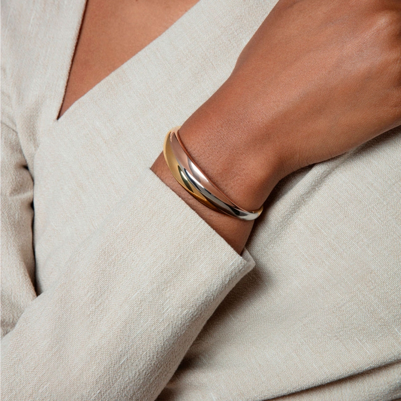 Pulsera Viceroy Mujer Rígida Acero Tricolor 75368P01019 - Joyerías Sánchez