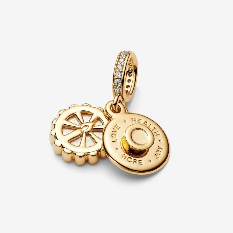 Charm Pandora Colgante Tarta Feliz Cumpleaños 763787C01- Joyerías Sánchez