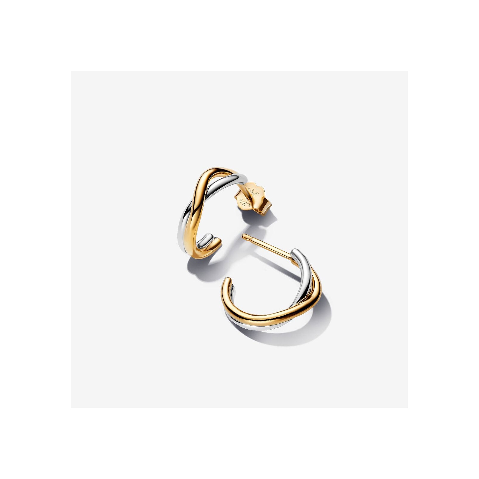 Pendientes Pandora Aros Bicolor 263880C00