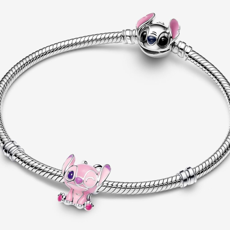 Charm Pandora Lilo y Stitch Ángel Disney 793739C01 - Joyerías Sánchez