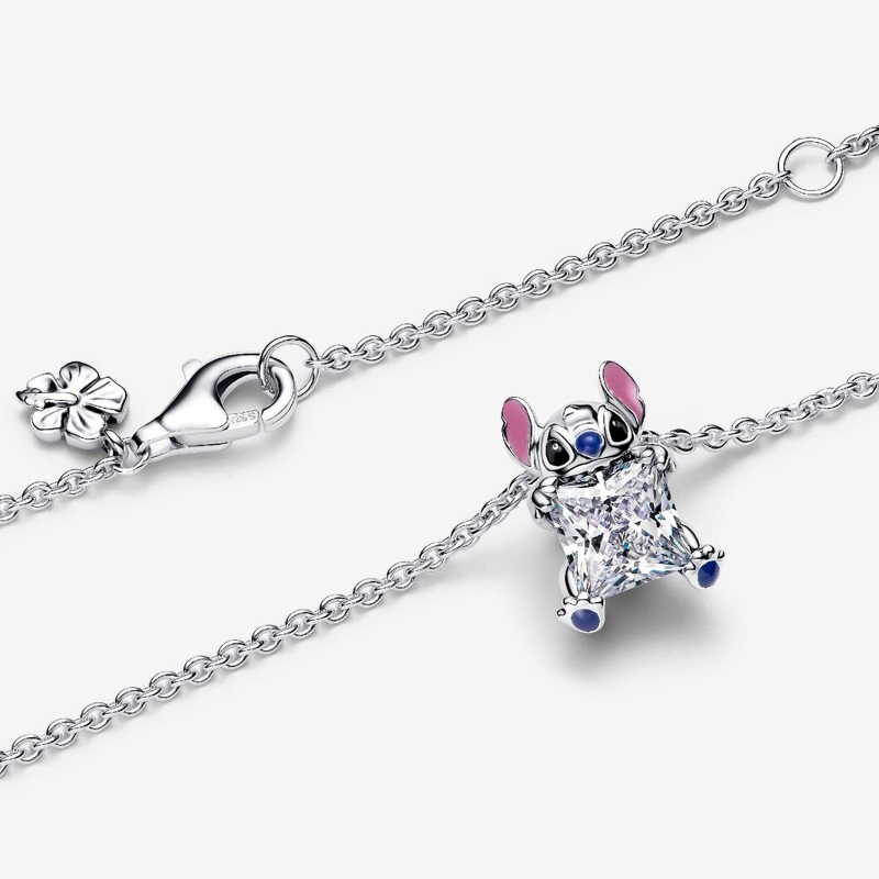 Collar Pandora Lilo y Stitch Disney 393743C01-45 - Joyerías Sánchez