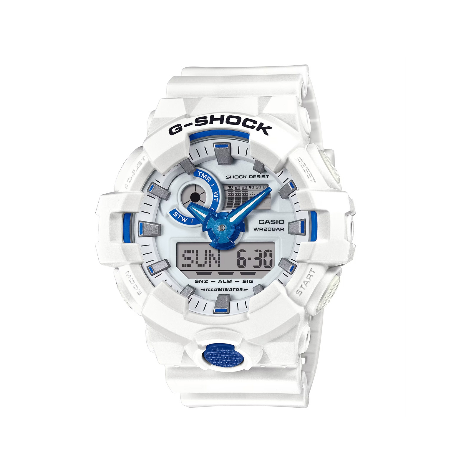 Reloj Casio G-Shock Blanco GA-700HDS-7AER - Joyerías Sánchez