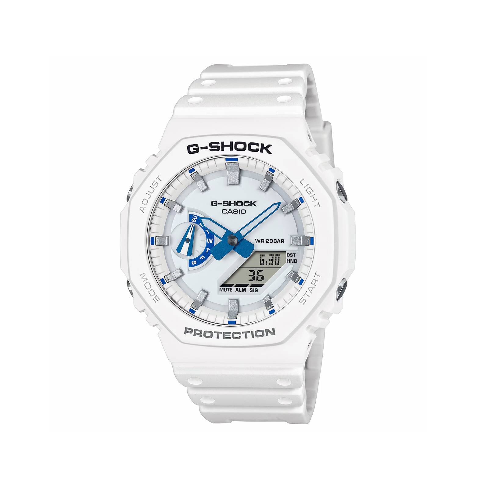 Reloj Casio G-Shock blanco GA-2100HDS-7A ER - Joyerías Sánchez
