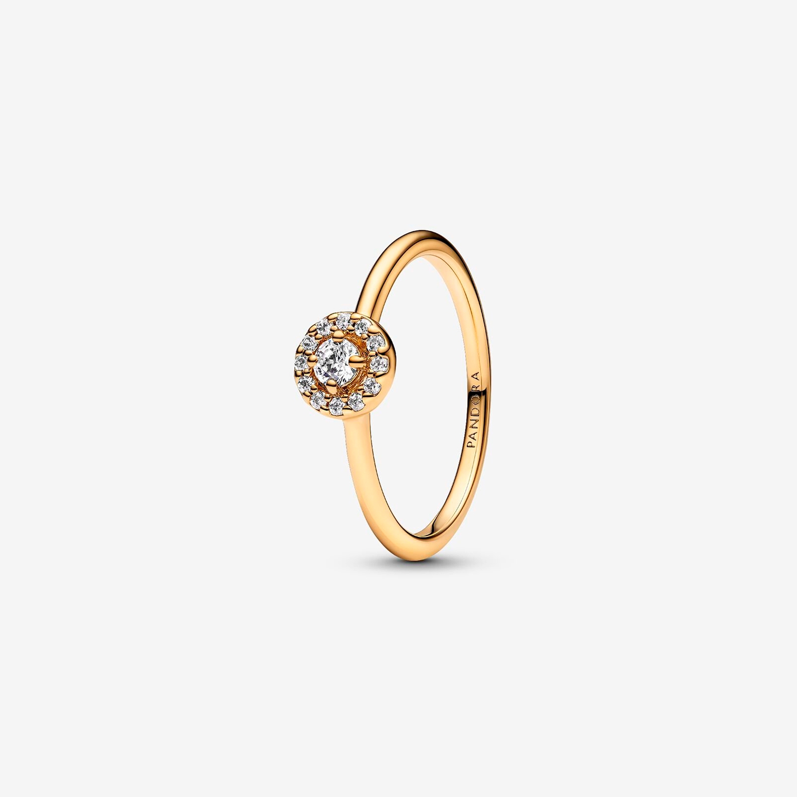 Anillo Pandora Halo Redondo Pavé 163554C01 - Joyerías Sánchez