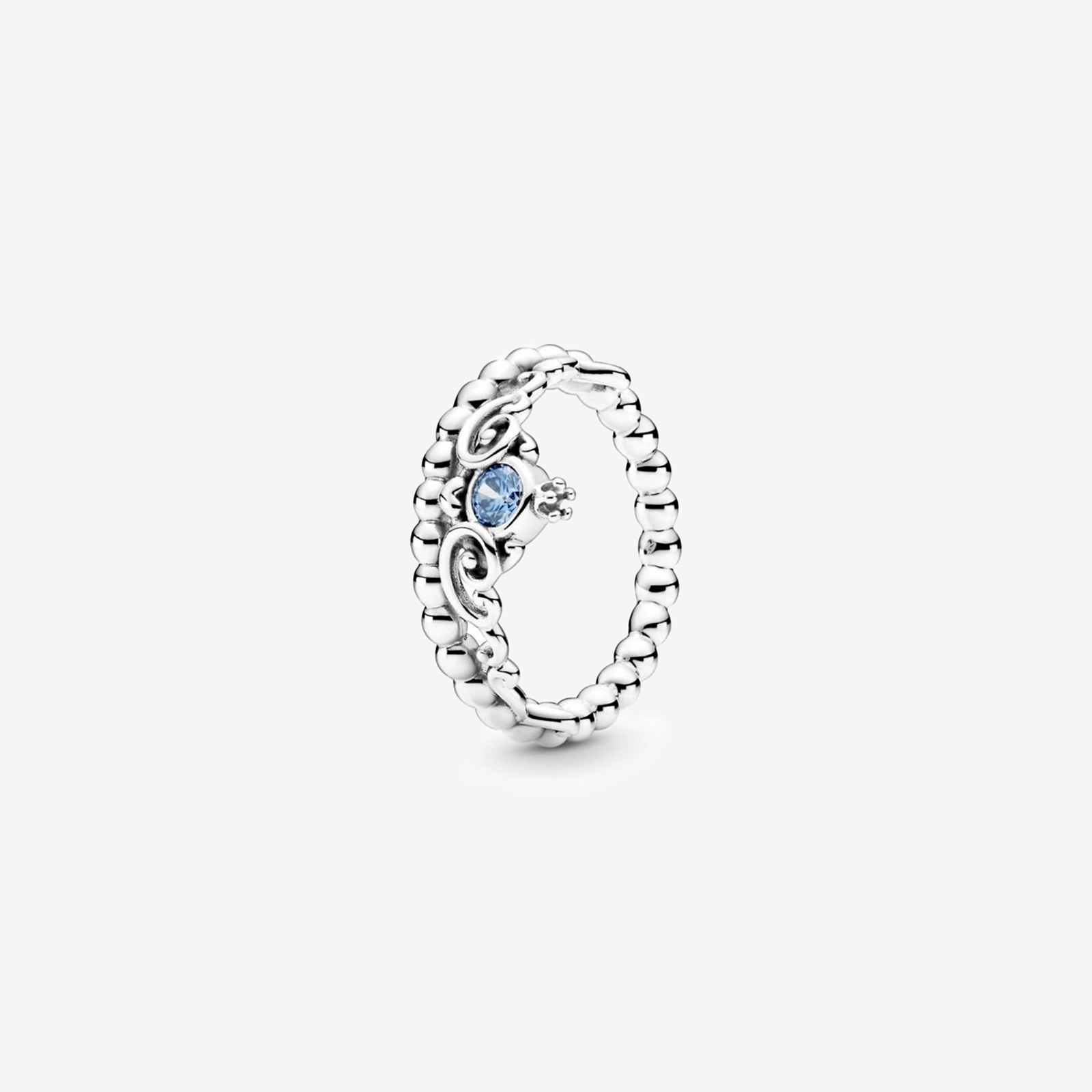 Anillo Pandora Disney Tiara Azul Cenicienta 199191C01 - Joyerías Sánchez