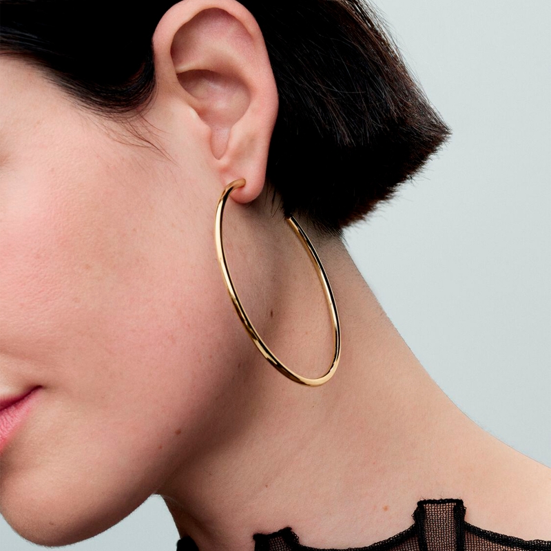 Pendientes Pandora Shine Aros Orgánicos 263870C00 - Joyerías Sánchez