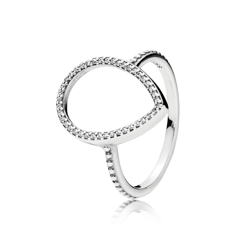 Anillo Pandora Silueta de Lágrima 196253CZ