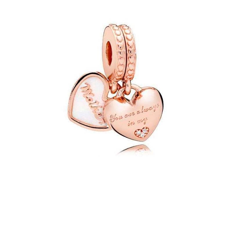Charm Pandora Corazones Madre e Hija 82072EN23