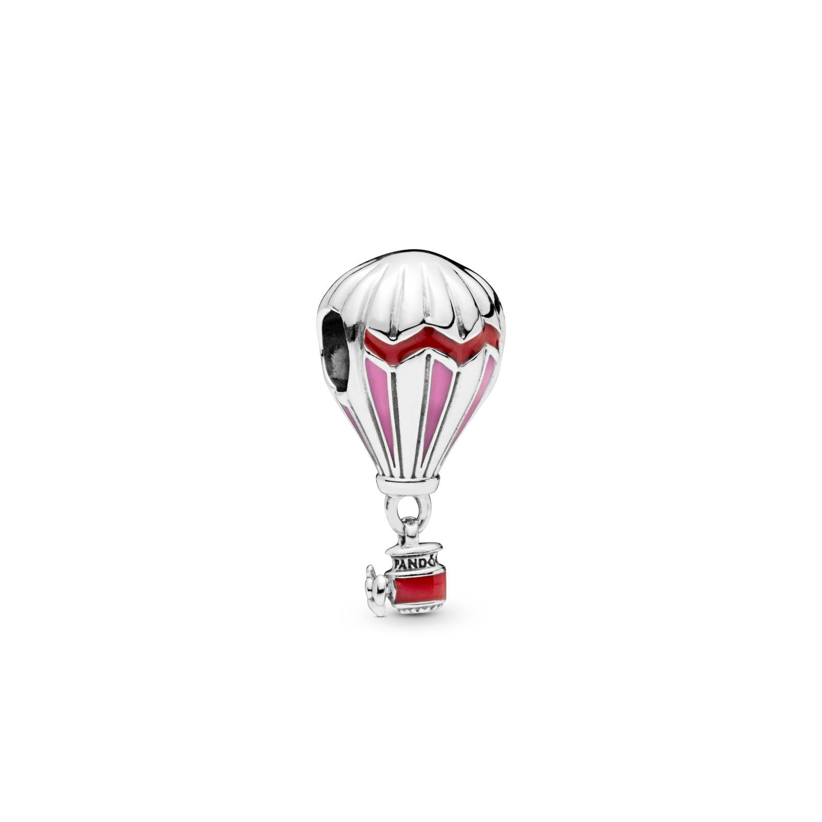 Charm Pandora en plata de ley Globo Aeroestático Rojo 798055ENMX
