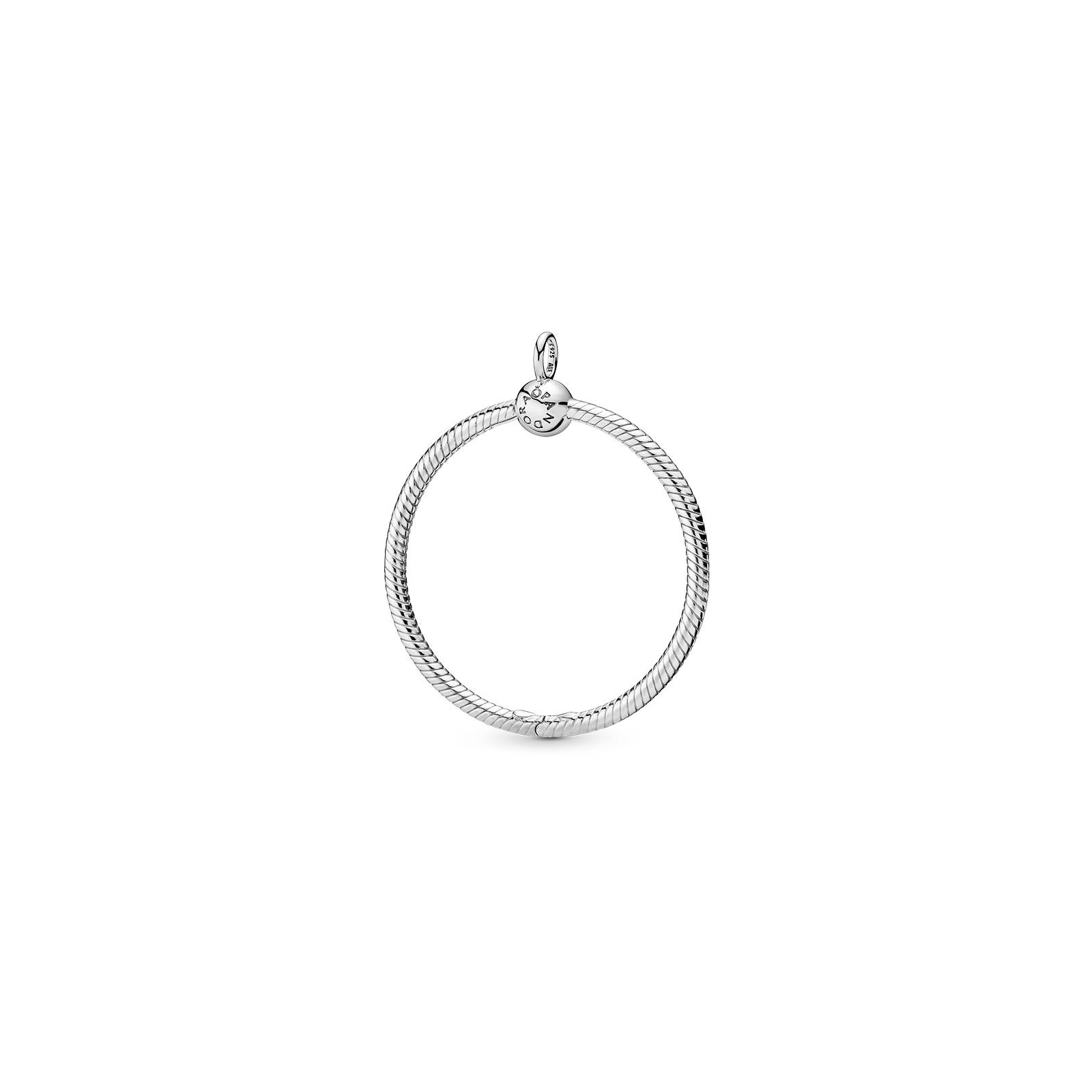 Colgante O Pandora grande en plata ley 398330