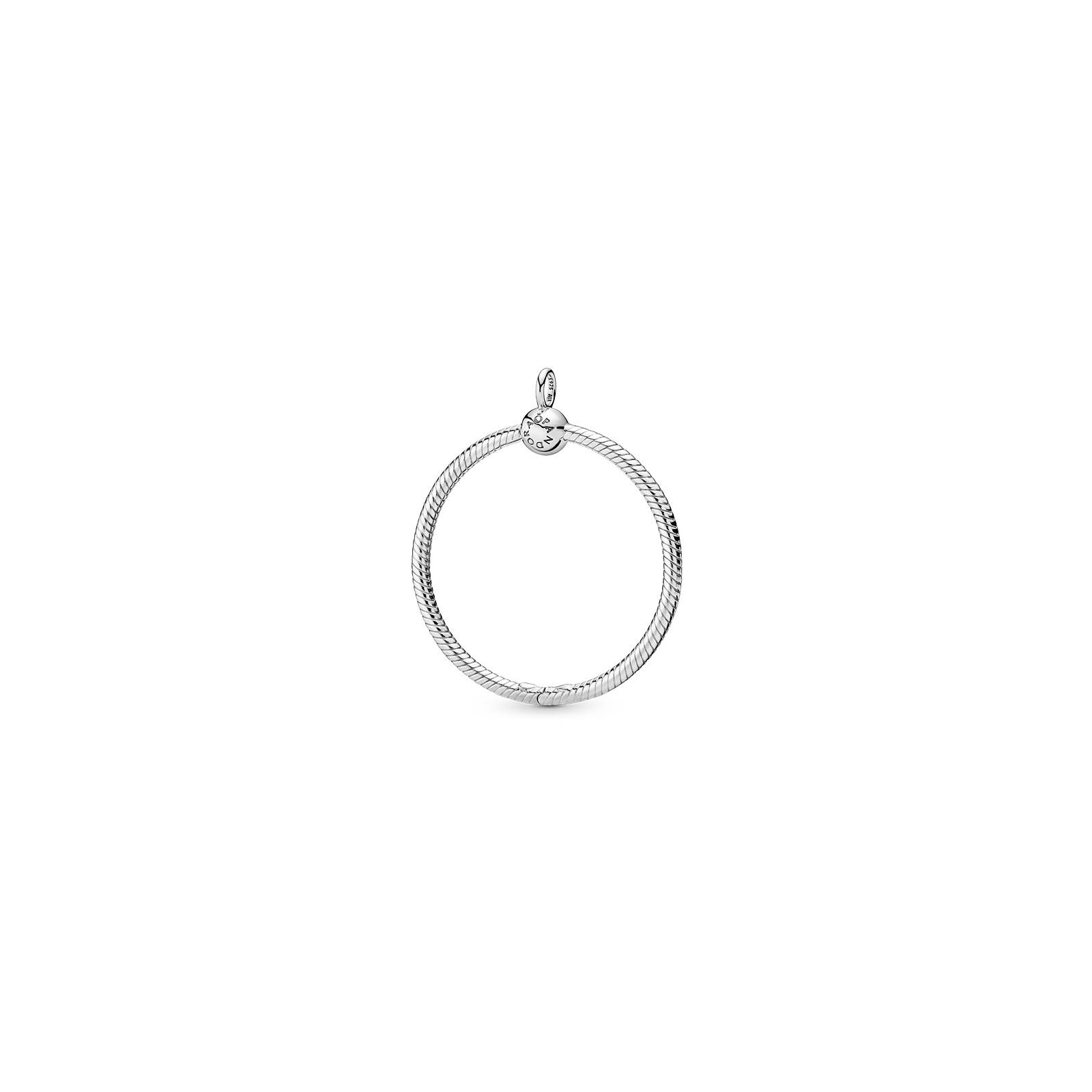 Colgante O Pandora mediano en plata de ley 398256