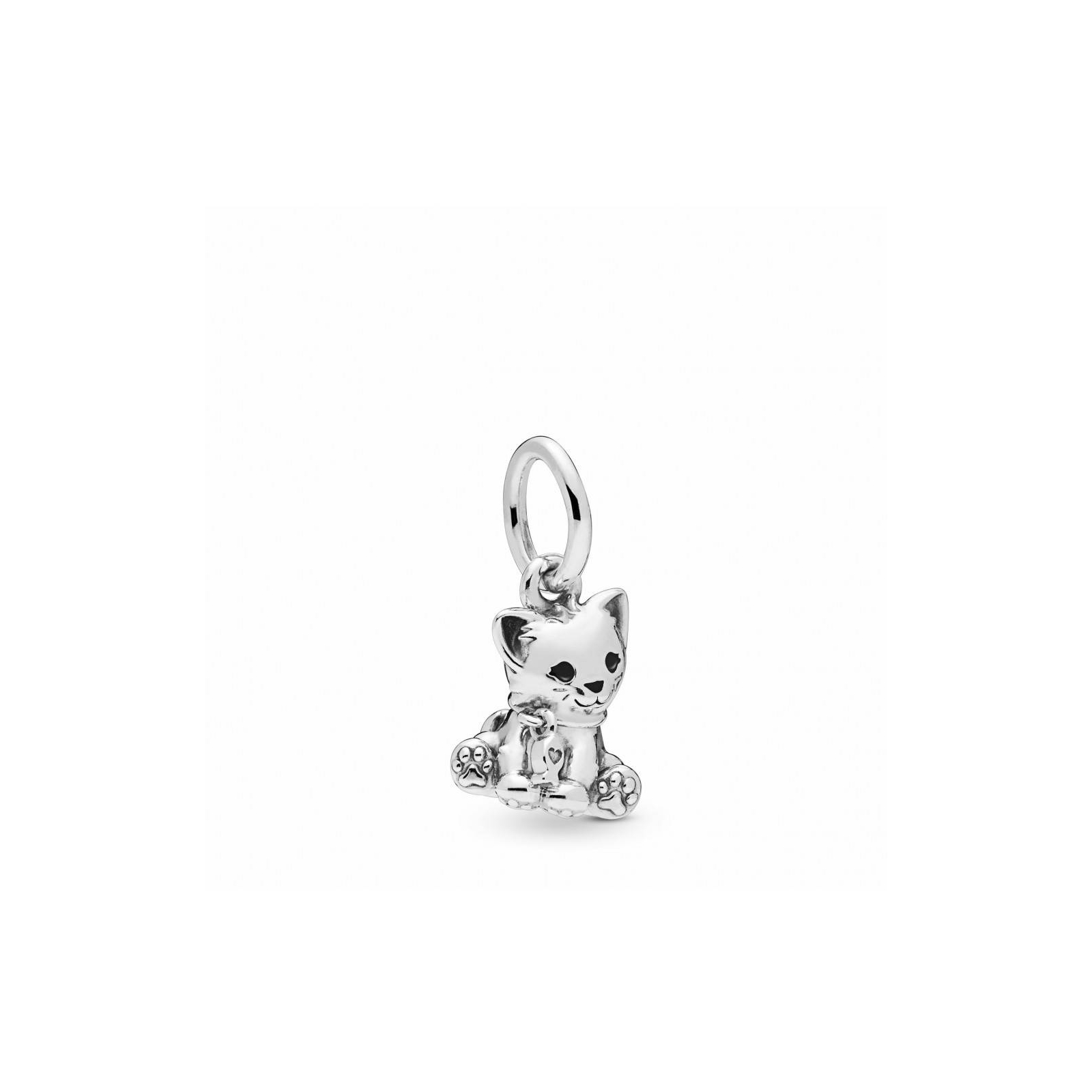 Charm colgante en plata de ley Gato 798011EN16