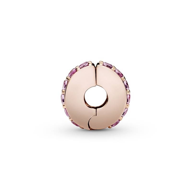 Clip en Pandora Rose Línea Rosa Brillante 781972C01