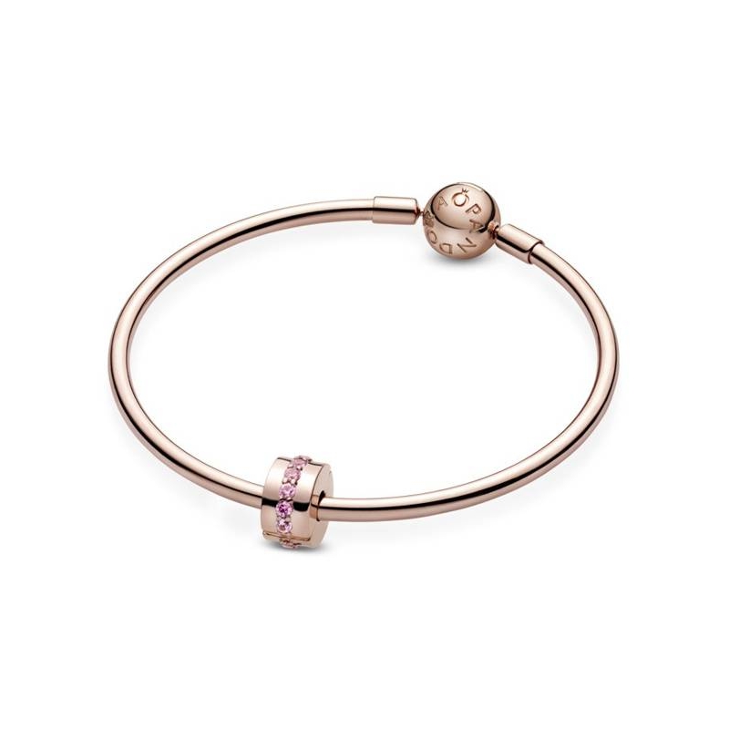 Clip en Pandora Rose Línea Rosa Brillante 781972C01