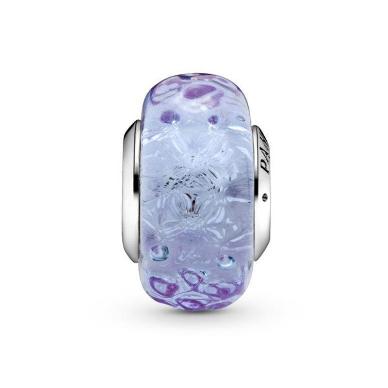 Charm de Cristal de Murano Lavanda Ondulado 798875C00