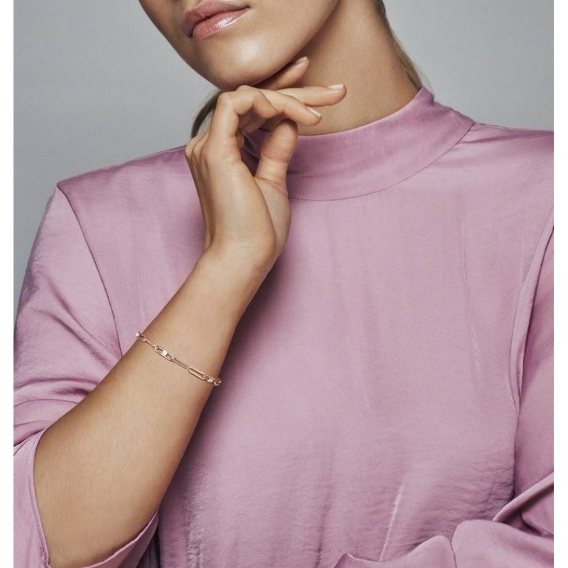 Pulsera en Pandora Rose Eslabones y Gemas 589177C01