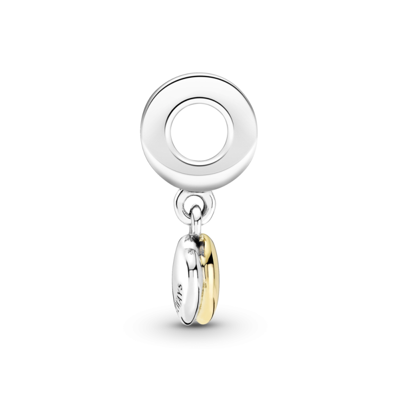 Charm en Pandora Shine Colgante Doble Corazón en Dos Tonos 799162C01