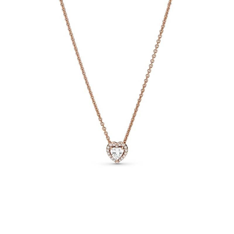 Collar en Pandora Rose Corazón Brillante 388425C01-45