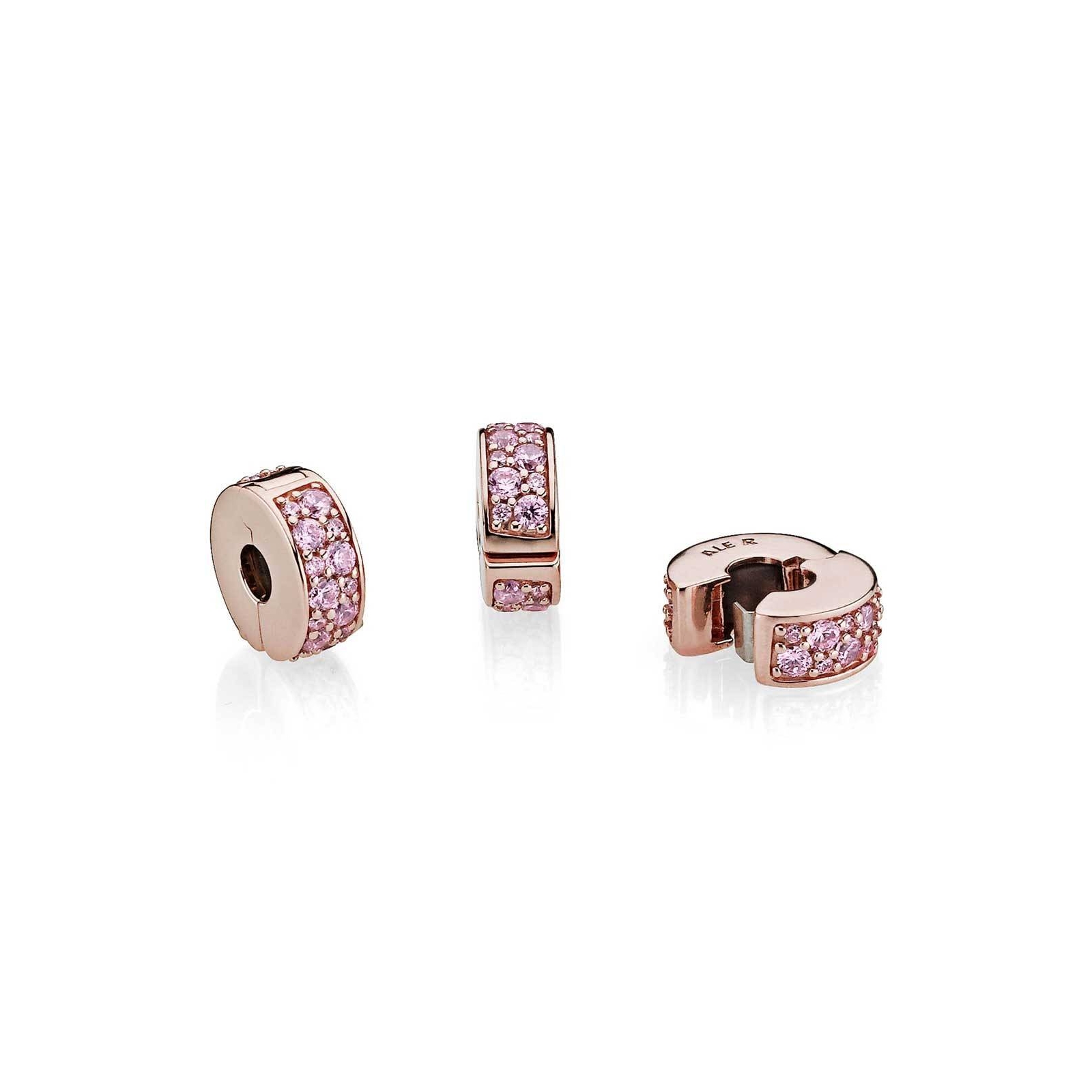 Clip Pandora Rose Elegancia Brillante Rosa 781817PCZ