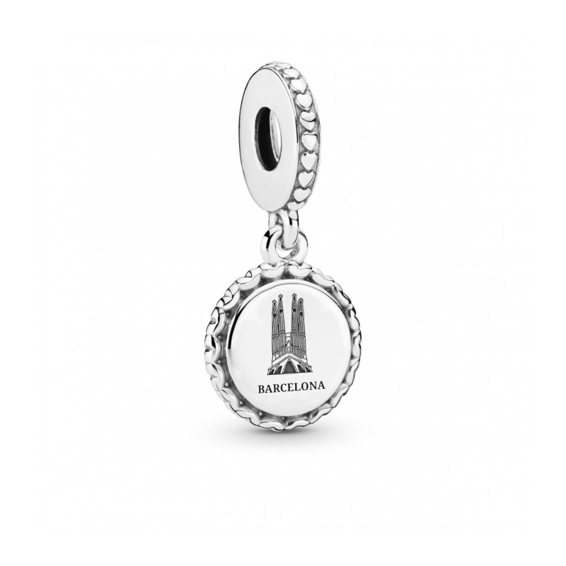 Charm Pandora colgante en plata Sagrada Familia Barcelona 792018_E007
