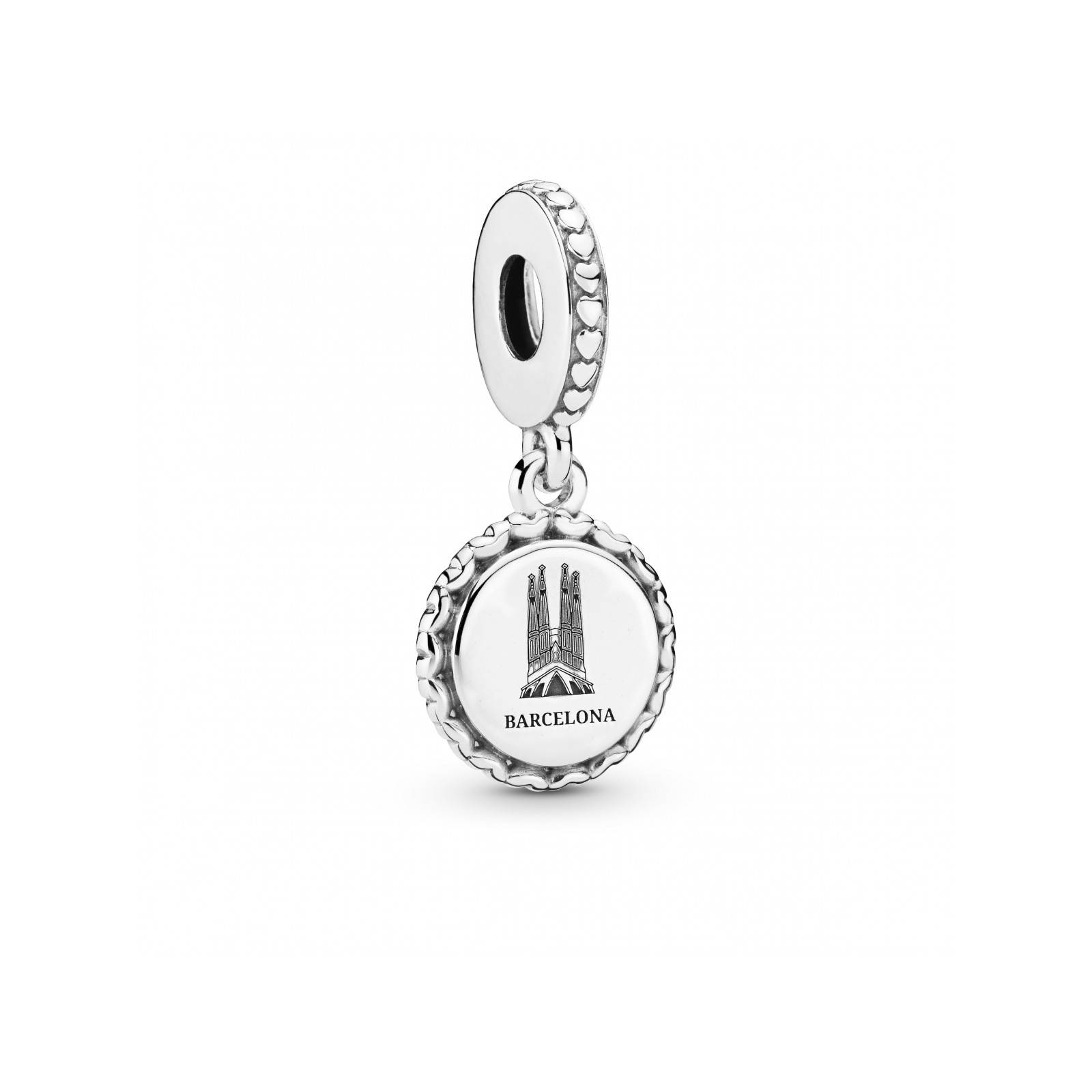 Charm Pandora colgante en plata Sagrada Familia Barcelona 792018_E007