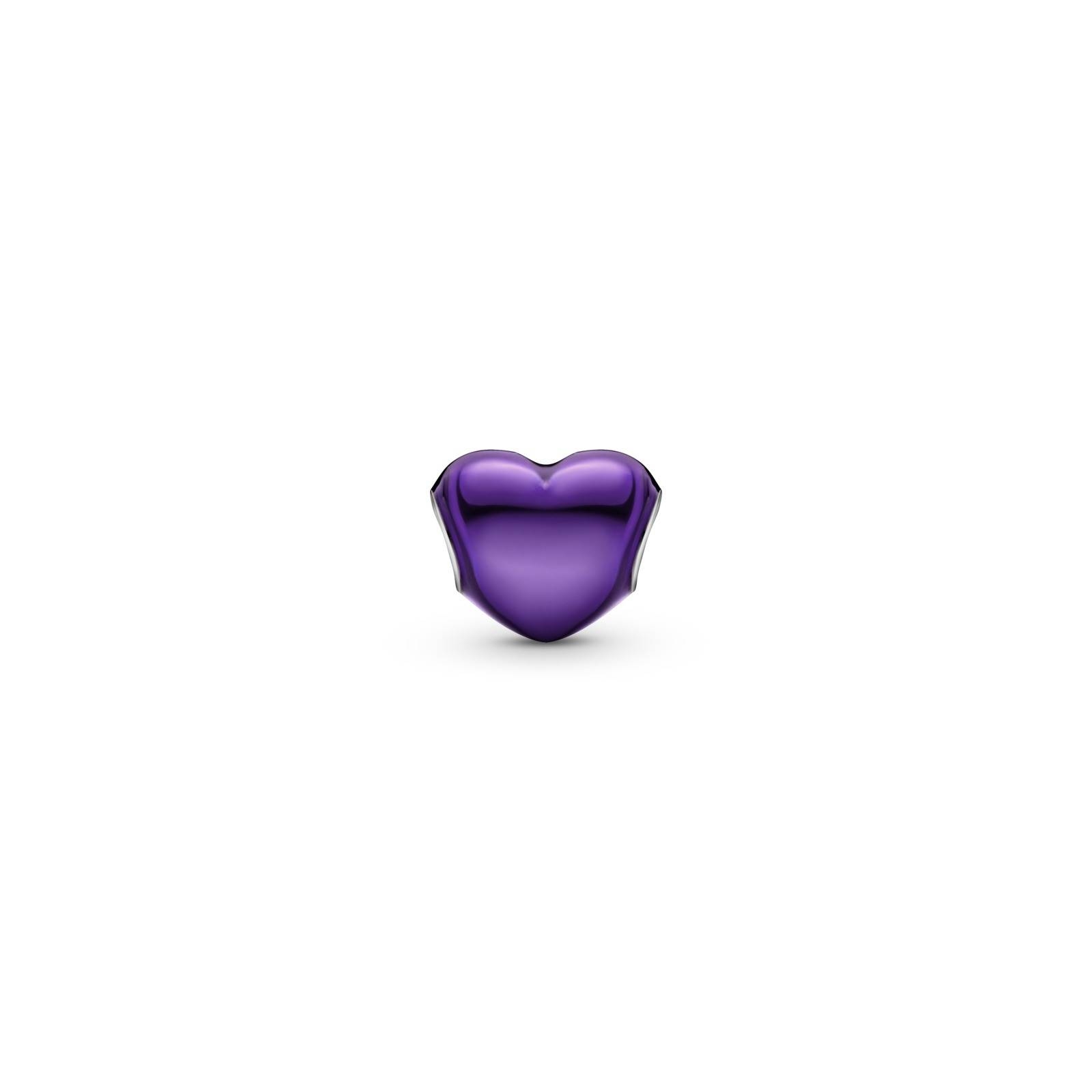 Charm Corazón Morado Metálico 799291C01