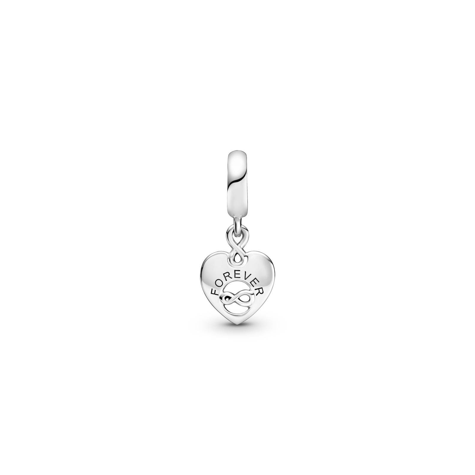Charm Colgante en plata de ley Corazón Amigos para Siempre 799294C01