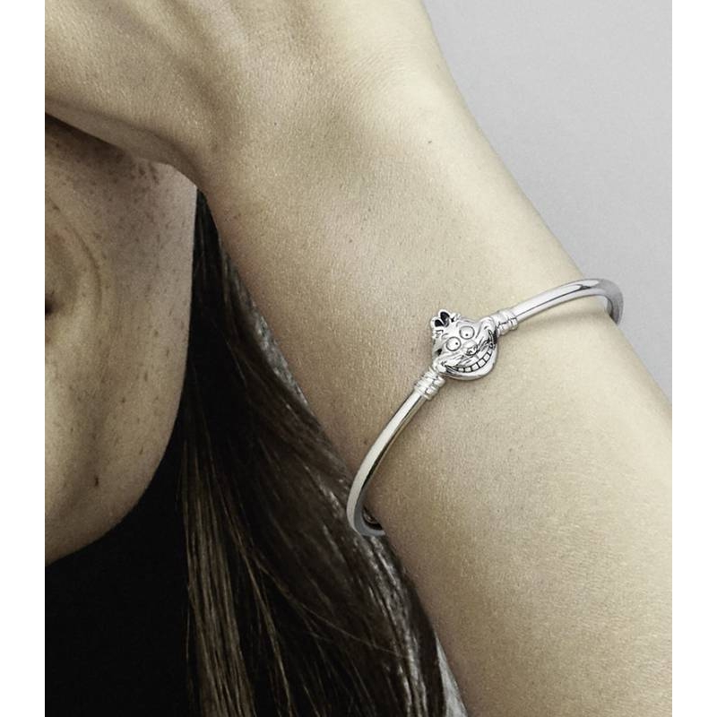Pulsera Pandora Moments en plata de ley cierre Gato de Chesire de ...