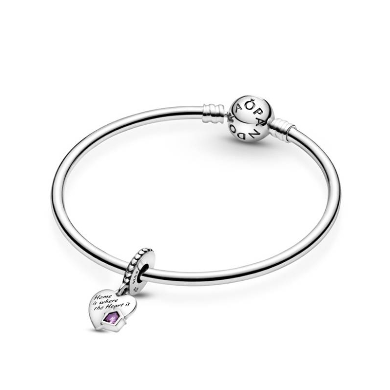 Charm colgante en plata de ley Hogar y Corazón 799324C01