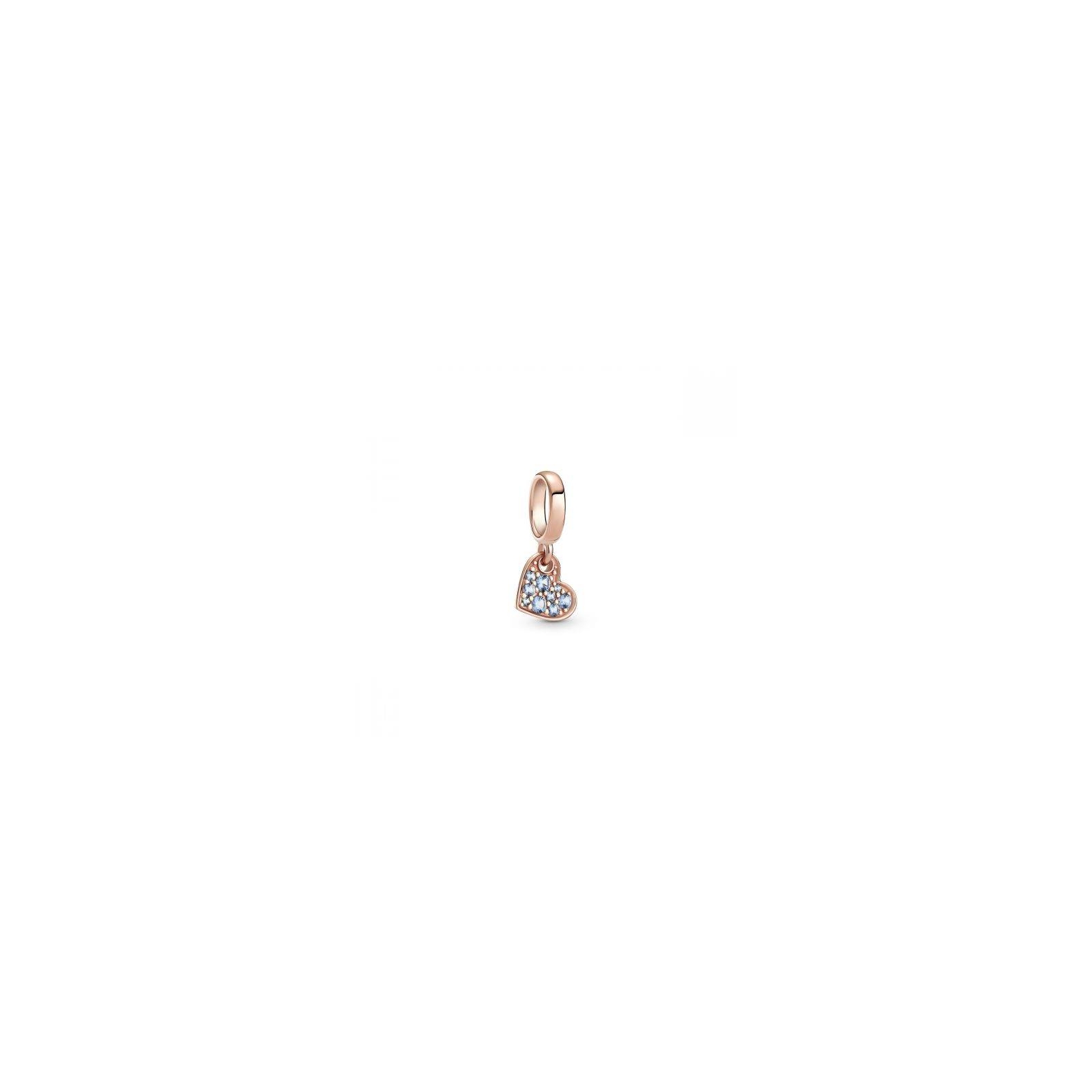 Charm Pandora Corazón colección rose y circonitas azules 789404C01