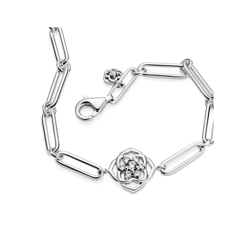 Pulsera Pandora plata Eslabones Pétalos de Rosa 599409C01