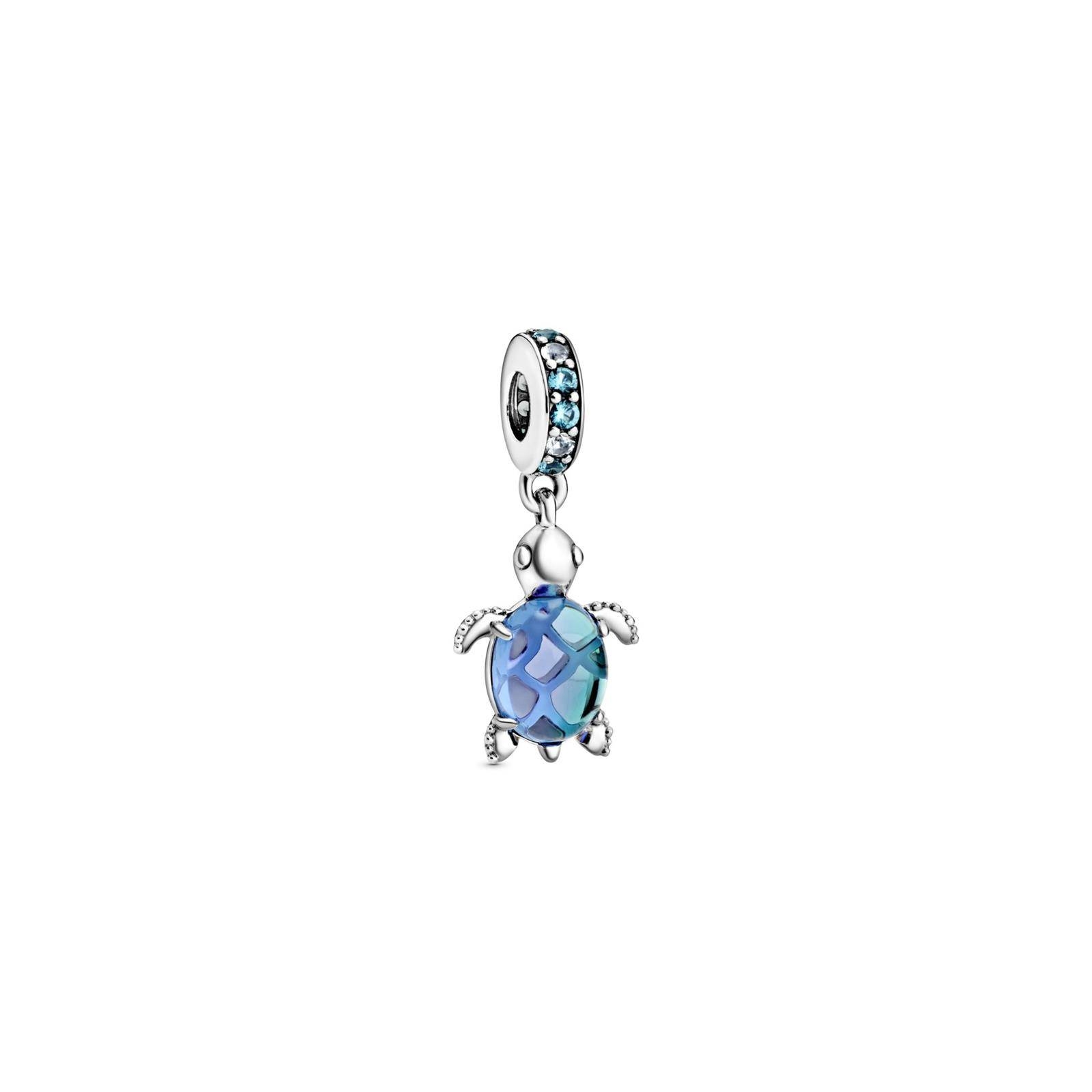 CHARM COLGANTE PLATA TORTUGA CRISTAL AZUL 798939C01