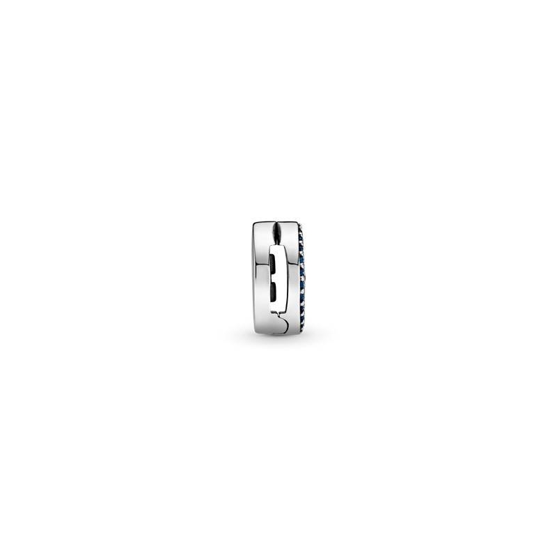 CHARM PANDORA CLIP PAVÉ AZUL REDONDO 797583C01