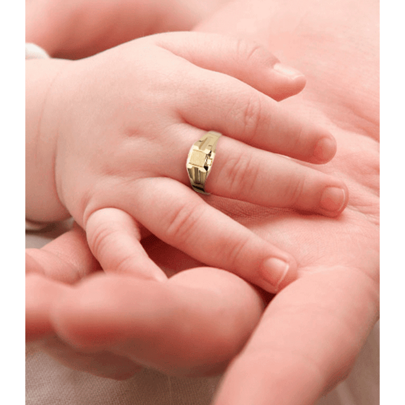 SELLO "ADAM" PARA BEBE ORO 18K