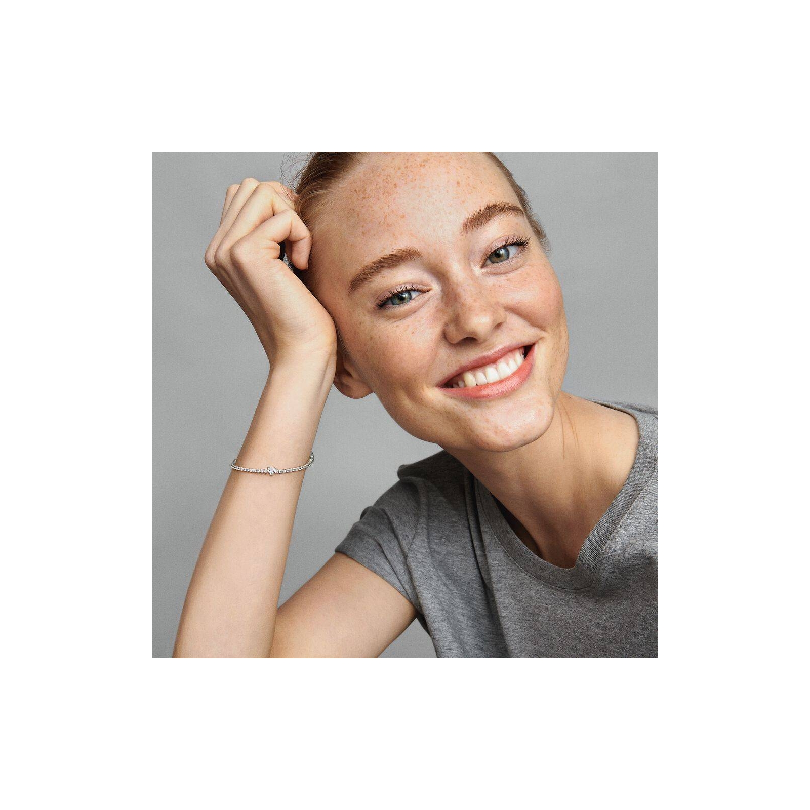 PULSERA PANDORA CORAZÓN BRILLANTE 590041C01