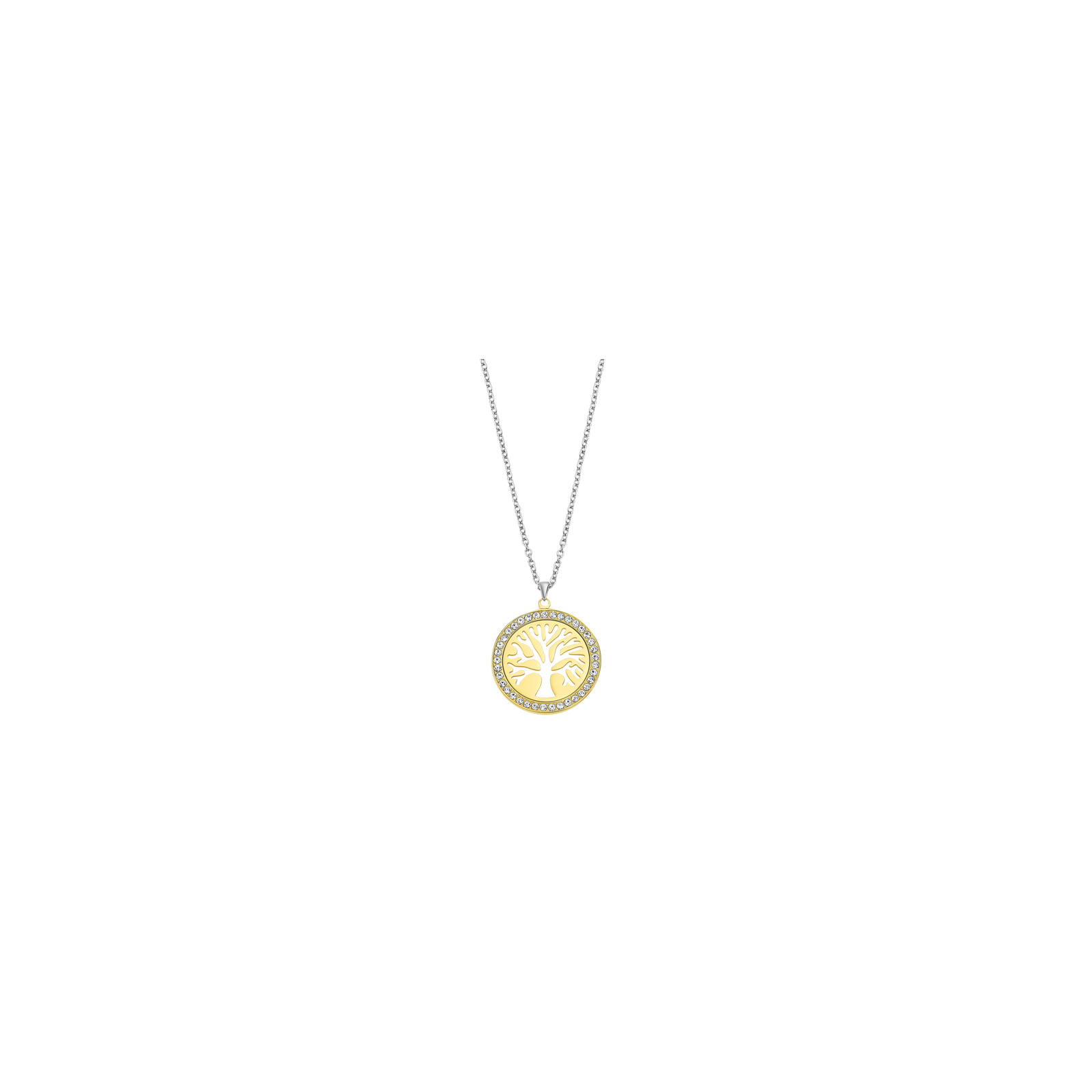 COLLAR LOTUS STYLE ACERO MUJER LS2181-1/2