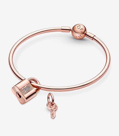 CHARM PANDORA ROSE CANDADO Y LLAVE DEL AMOR 780088C01