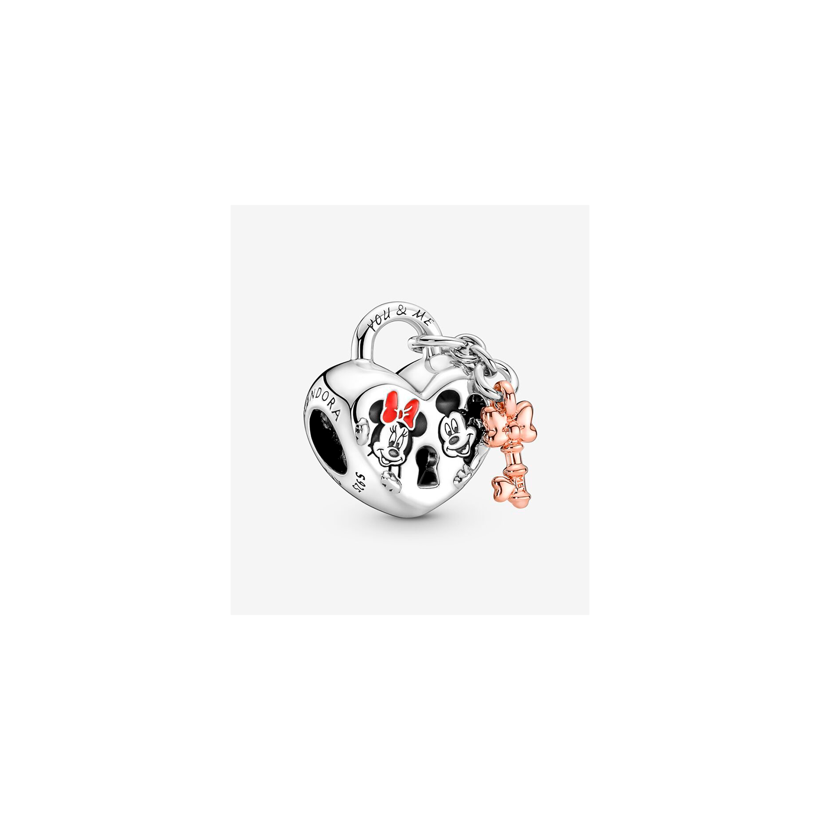 CHARM PANDORA LOVE MICKEY Y MINNIE MOUSE DISNEY 780109C01