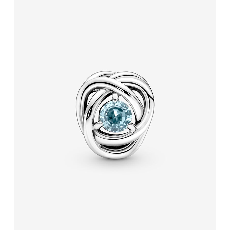 CHARM PANDORA ETERNAL AQUA BLUE CIRCLE 790065C09
