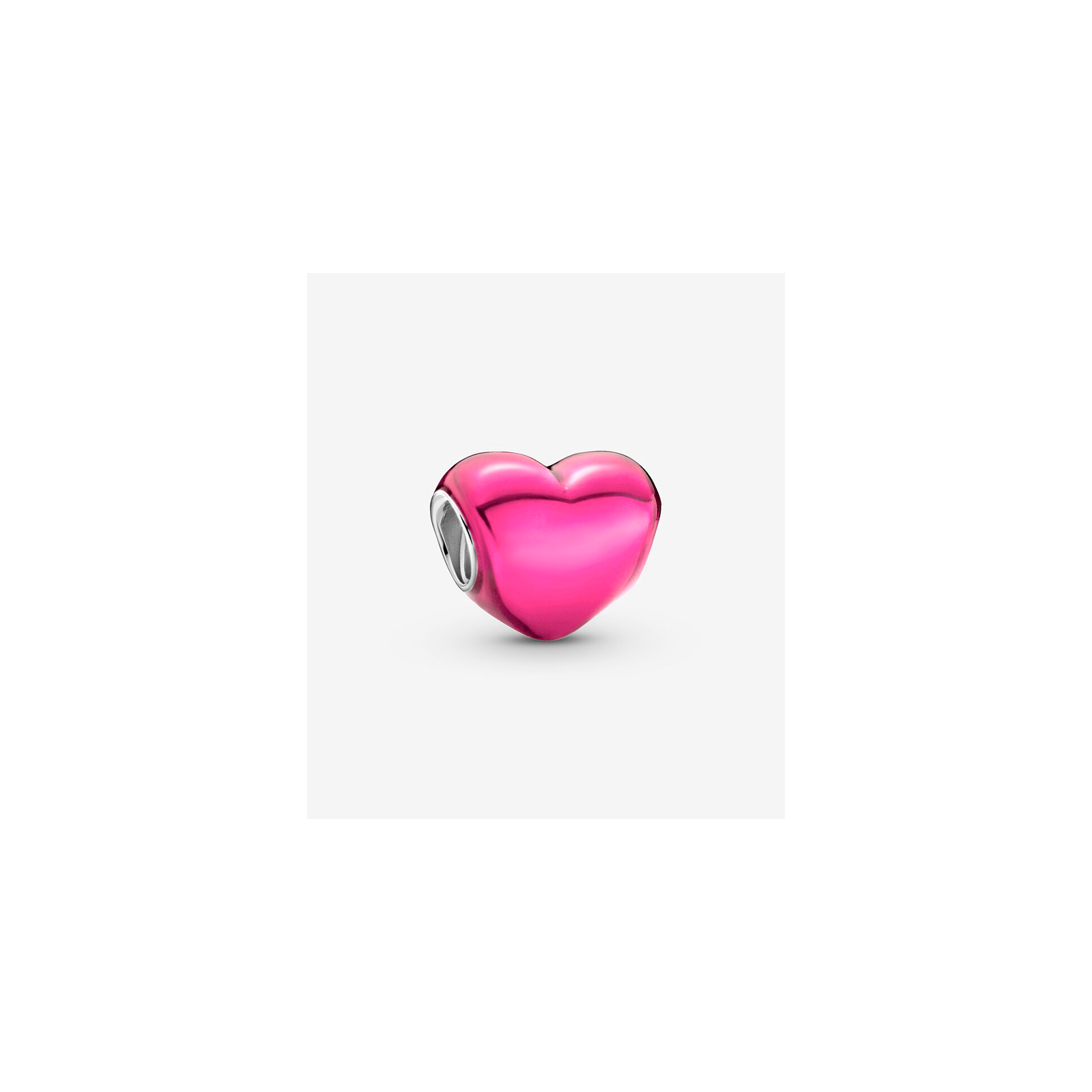 CHARM CORAZÓN METÁLICO ROSA 799291C03