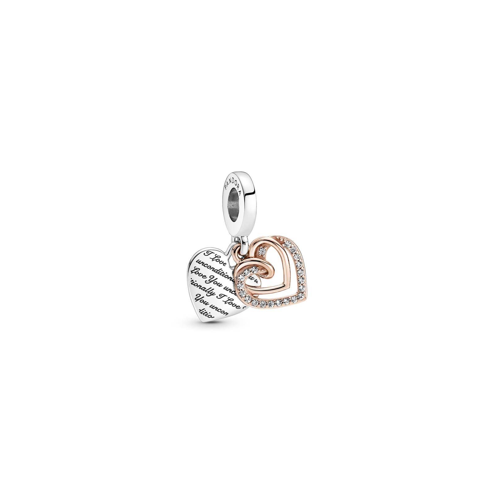CHARM PANDORA CORAZONES ENTRELAZADOS 781062C01