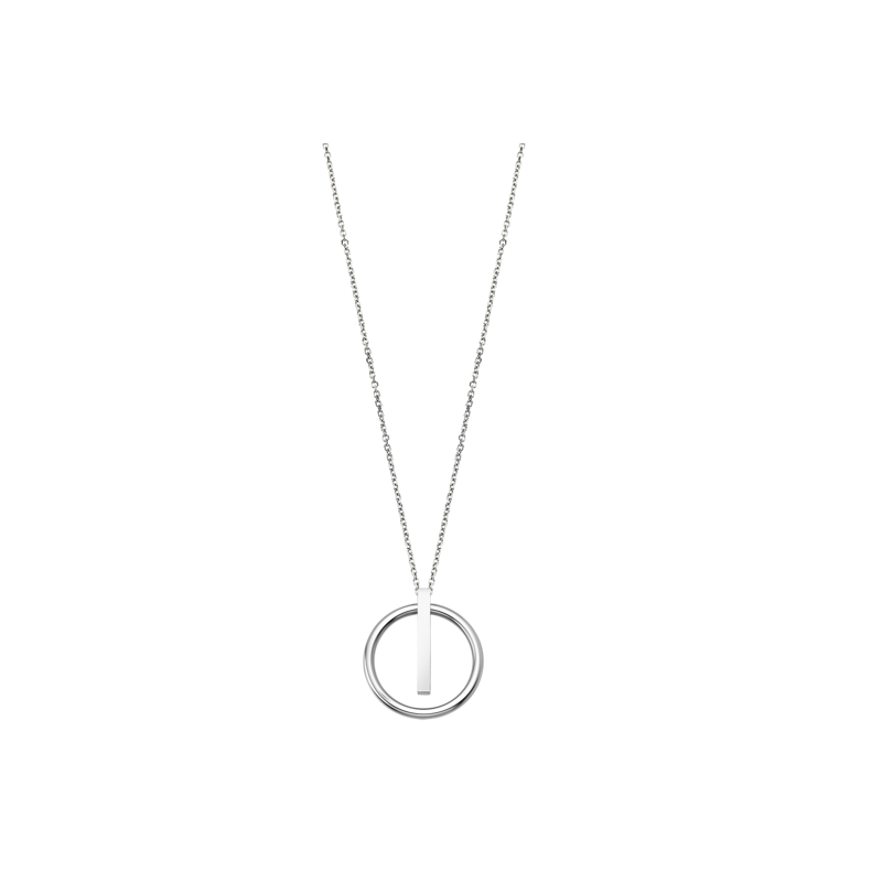 COLLAR LOTUS STYLE BLISS ACERO MUJER LS1886-1/1
