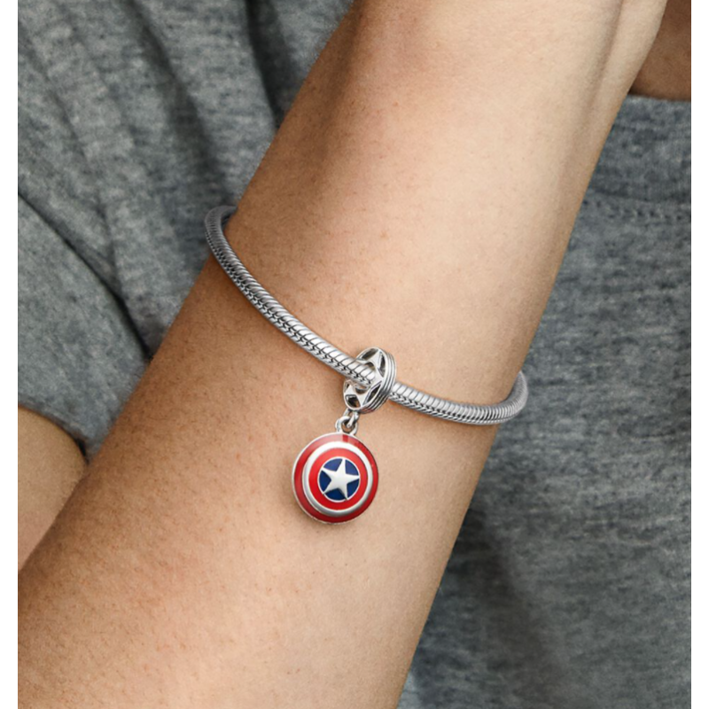 CHARM PANDORA ESCUDO CAPITAN AMERICA LOS VENGADORES MARVEL 790780C01