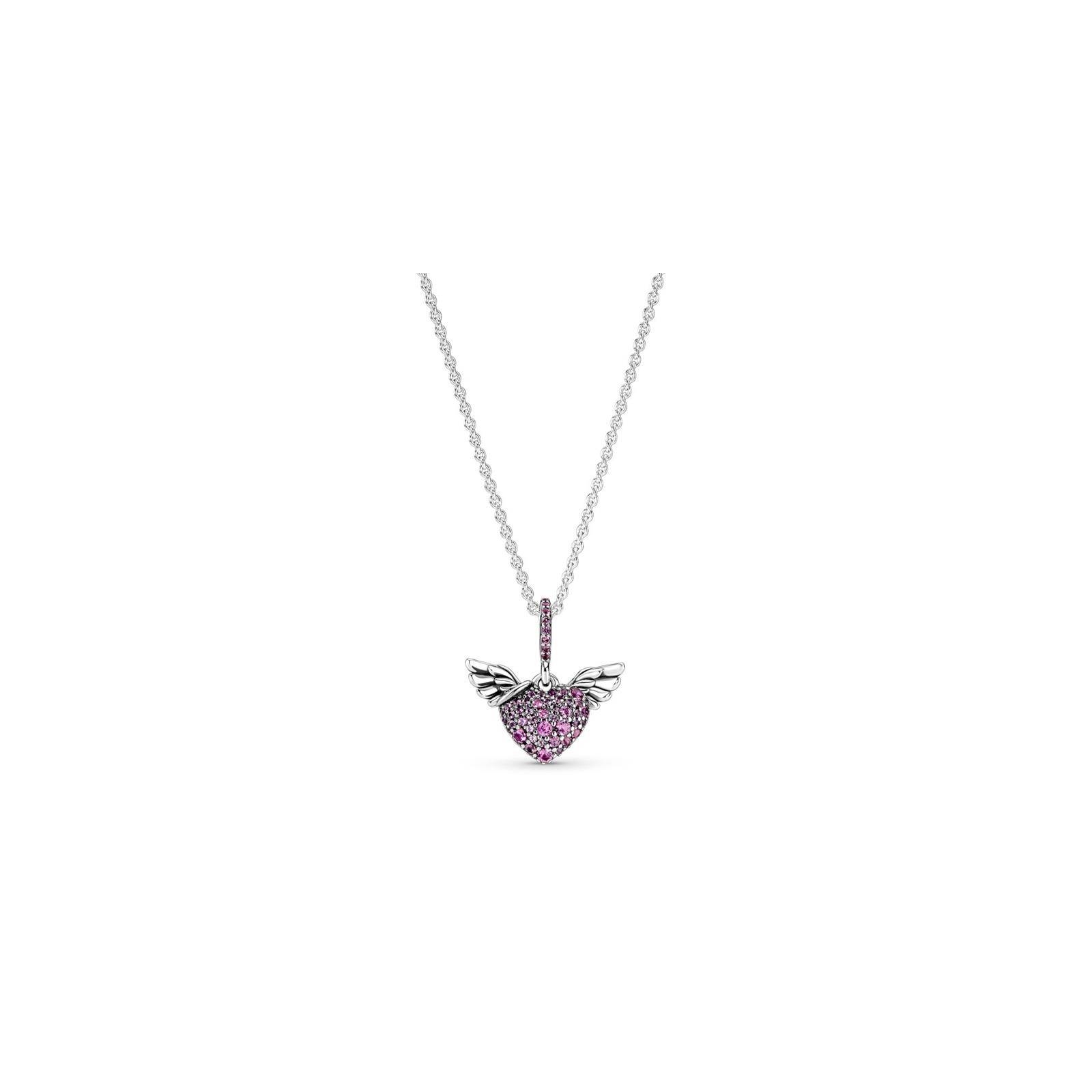 COLLAR PANDORA CORAZÓN CON ALAS 45CM 398505C02